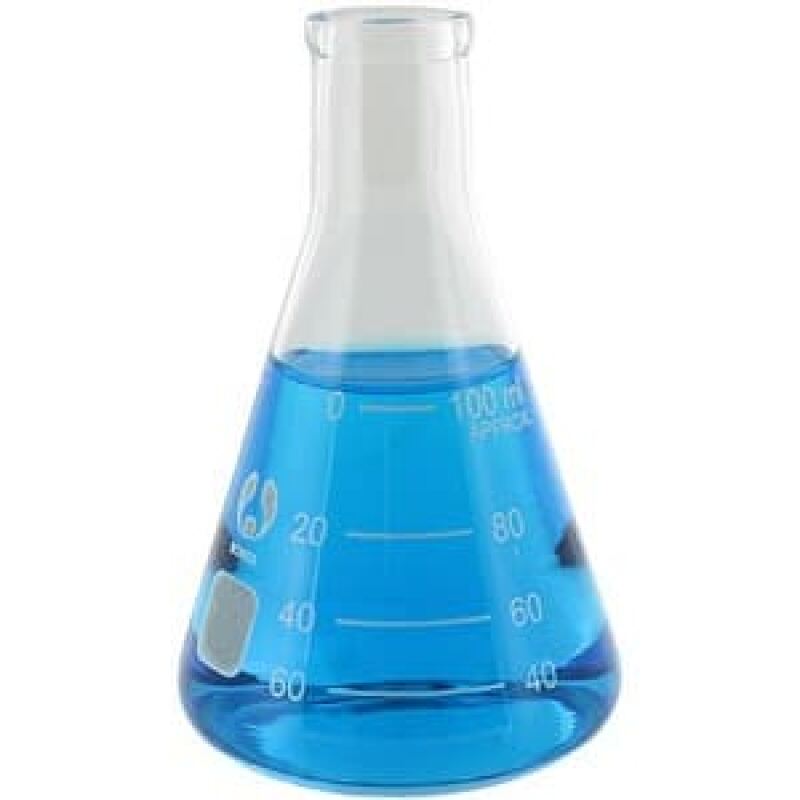 Erlenmeyer Flask, 100ml Narrow Neck(Conical Flask)* – Science Beauty