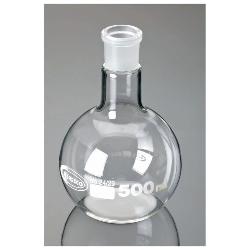 Round Bottom Flask, Glass 500ml – Science Beauty